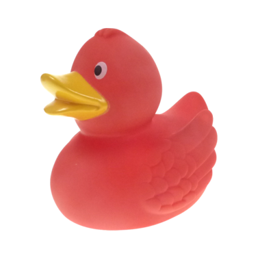 Badeente Gregor Rot - Badeenten