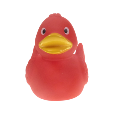 Badeente Gregor Rot - Badeenten