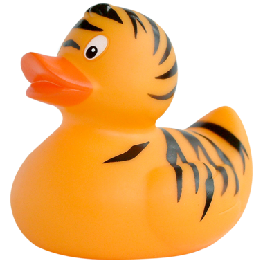 Badeente Tiger Ente - Badeenten
